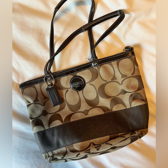 Coach | Bags | Authentic Coach Brown Purse | Poshmark